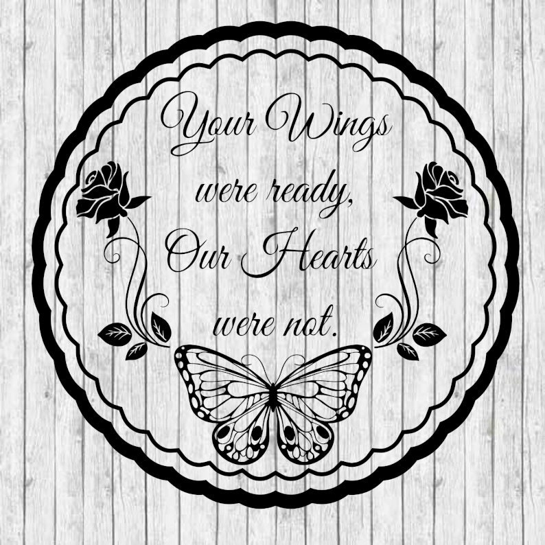 Angel Memorial SVG Bundle: Remembrance Cut Files for Cricut (digital ...