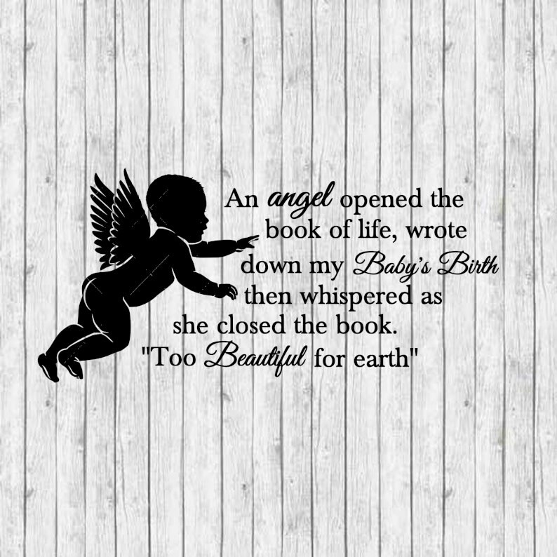 Angel Memorial SVG Bundle: Remembrance Cut Files for Cricut (digital ...