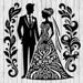 Wedding Couple - Cute Beautiful SVG - Etsy