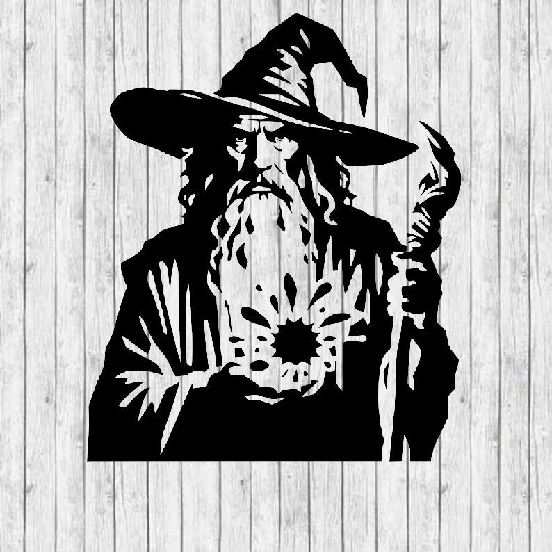 Wizard - SVG Only - Etsy
