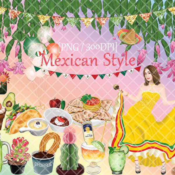 Fiesta Clip Art - Etsy