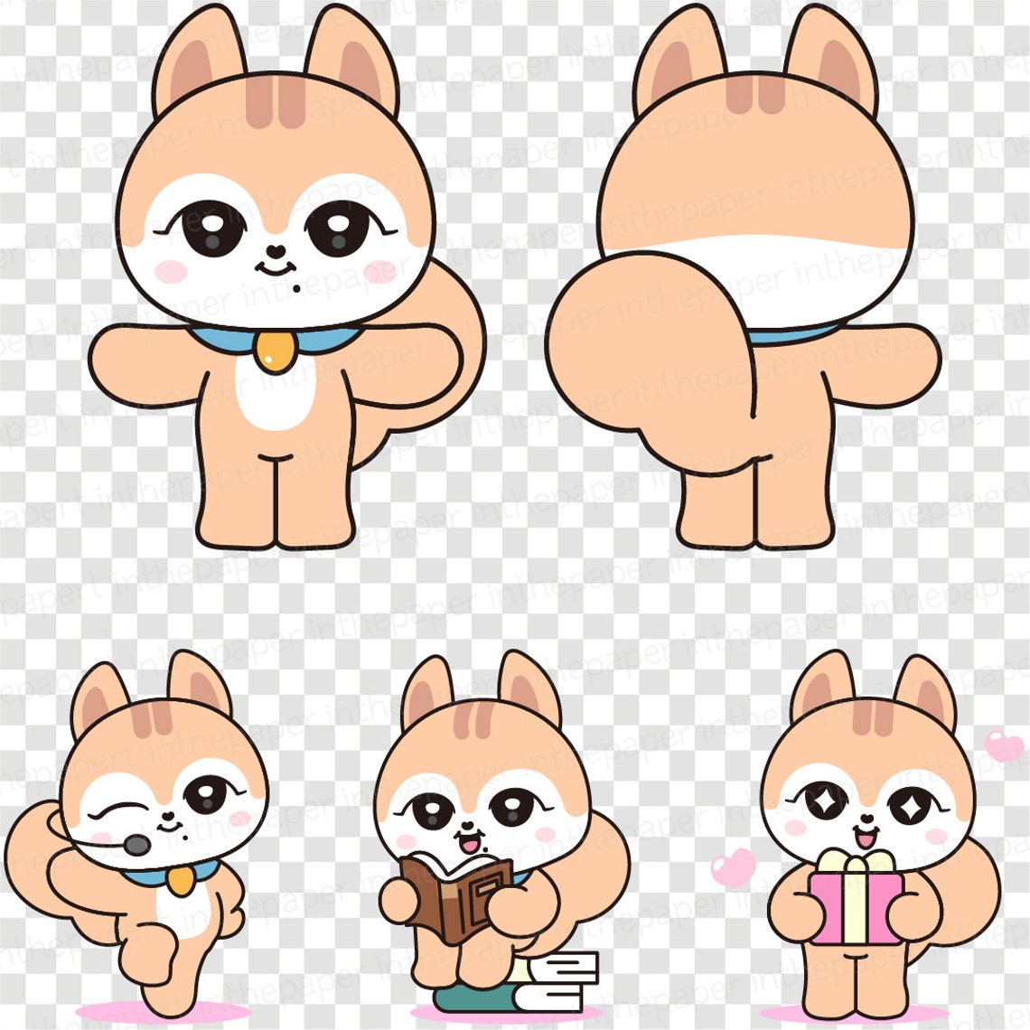 IVE Character Minive SVG PNG Clipart K-pop Dive Korean Girl Group Idol ...