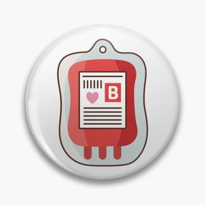 Adorable Type B Blood Transfusion Pack | PNG, SVG, Blood Donation Pack ...