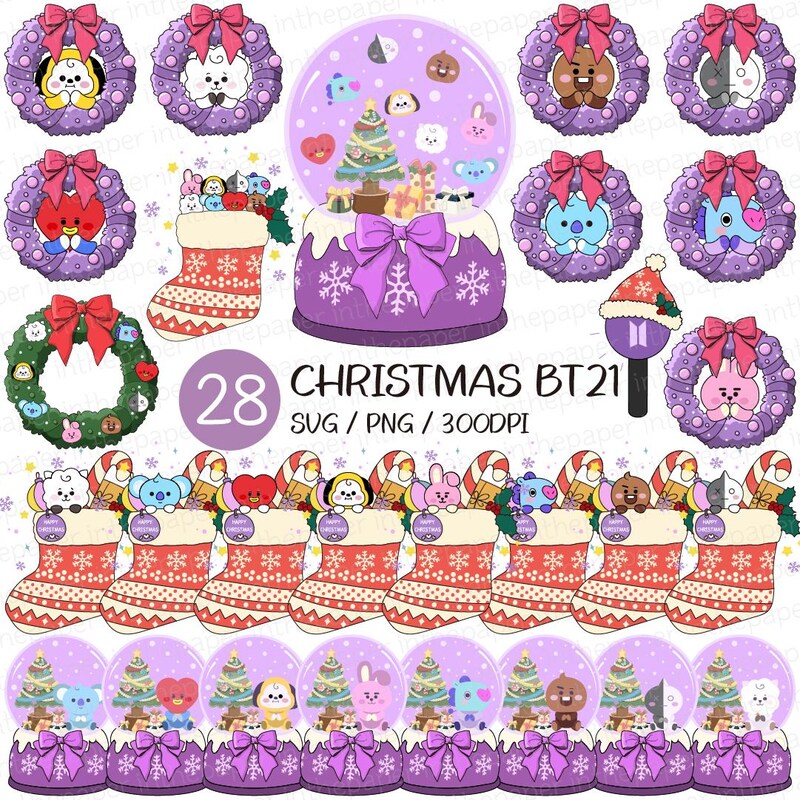 Bt21 Stickers - Etsy