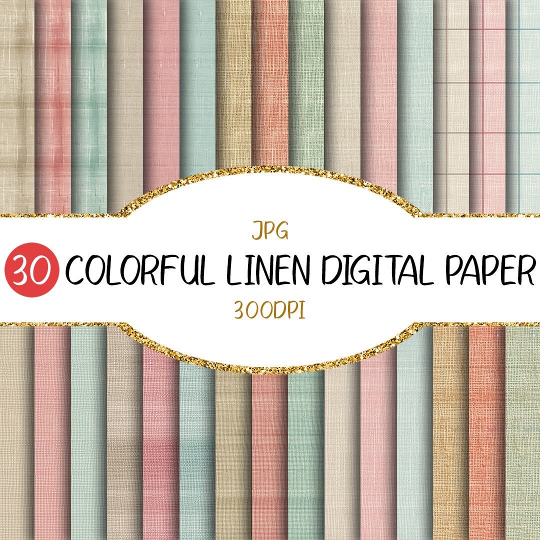 Seamless Thin Linen Texture Digital Paper | Burlap, Background ...