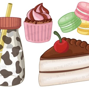 COFFEE SHOP PNG | Clip Art, Cafe, Milk, Cupcake, Macaroons, Heart Latte ...