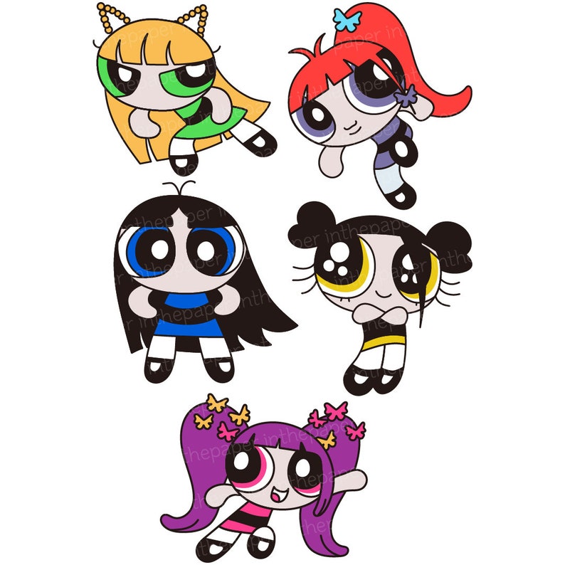 Newjeans Clip Art SVG PNG K-pop Binky Bong Powerpuff Girls Tokki Rabbit ...