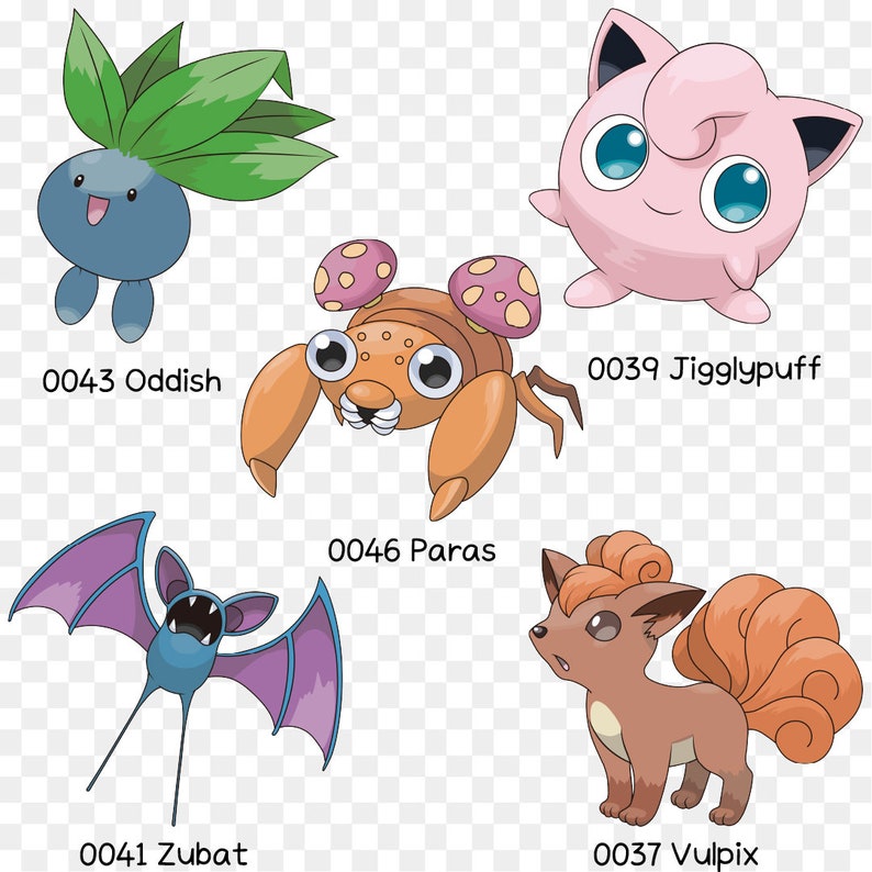 Pokemon SVG | Animal PNG Cartoon Bundle Monster Ball Pokédex Evolution ...