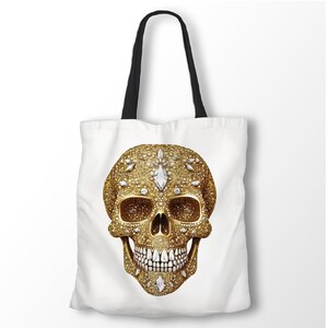 Gold Bejeweled Skull PNG Clip Art, Skeleton, Silver, Golden, Colorful ...