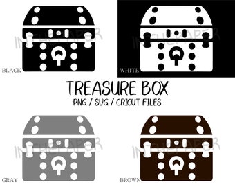 Pirate Treasure SVG Treasure Chest Cut File Kids Pirate - Etsy