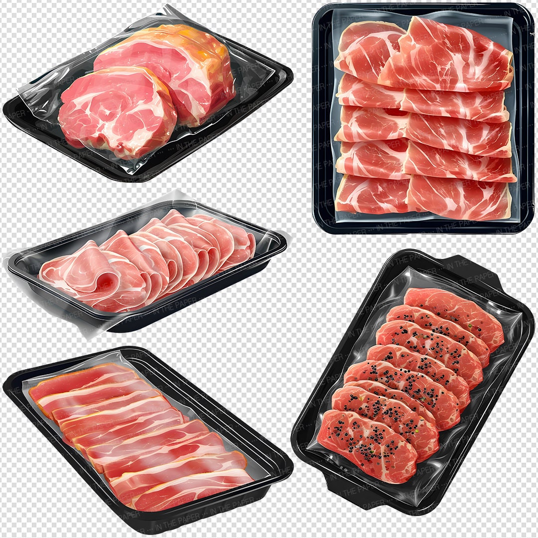 Processed Meat Packaging PNG Market Plastic Polyethylene Bacon Beef ...