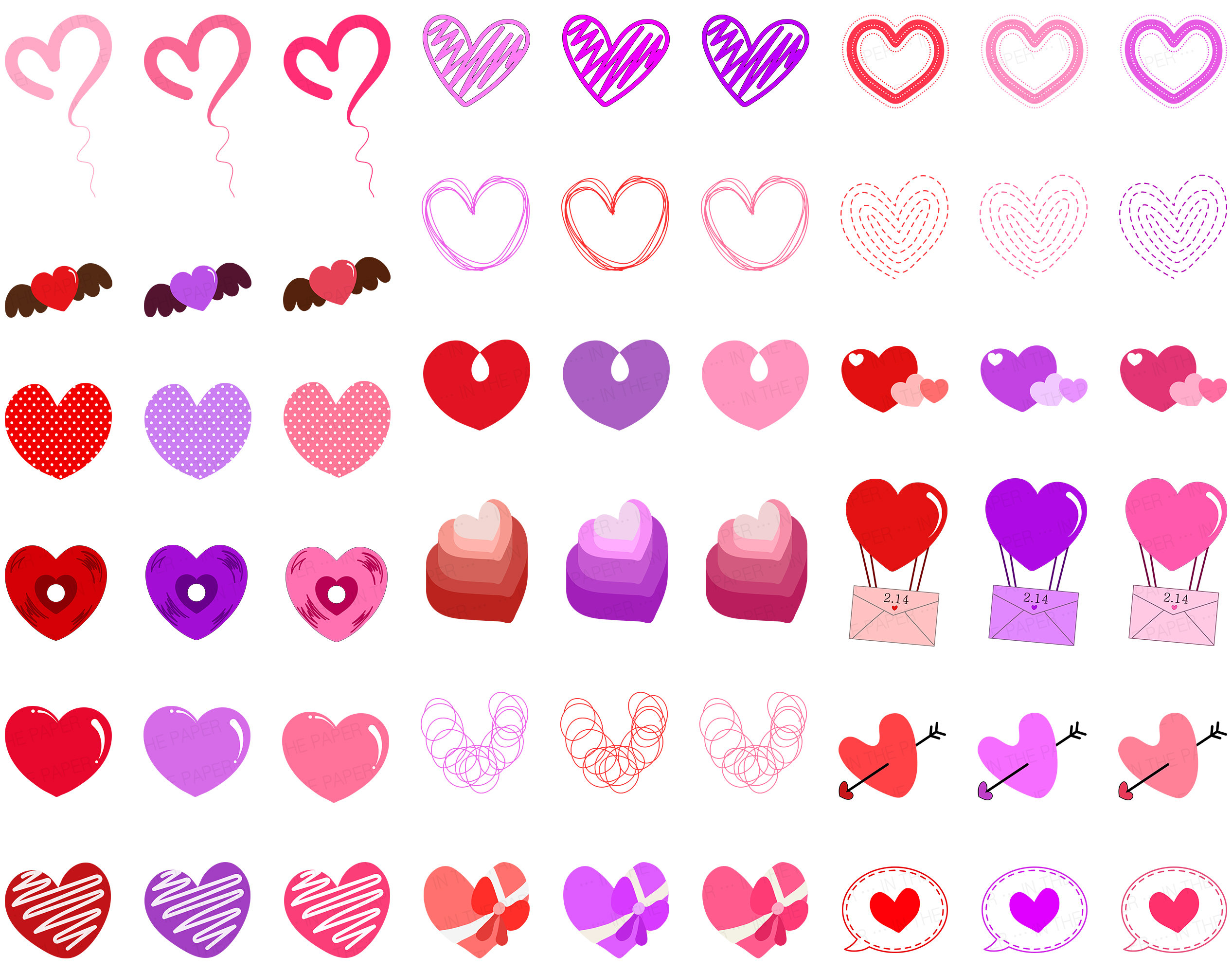 Cute Valentines Day PNG | Chocolate SVG Teddy Bear Heart Clipart Donut ...