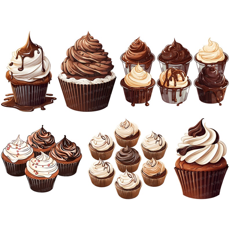 Chocolate Cupcake PNG | Valentine's Day Clip Art Sweets Dessert Cute ...
