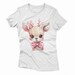 Cute Baby Deer With Large Pink Ribbon PNG | Watercolor, Clip Art ...