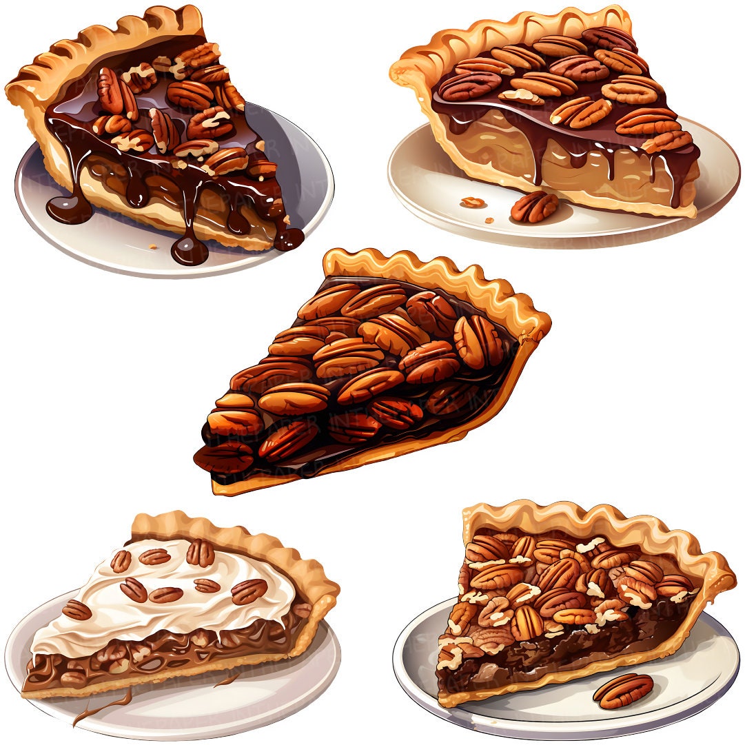 Pecan Pie PNG Nuts Dessert Clipart Sweet Bakery Bread Heart Pastry ...
