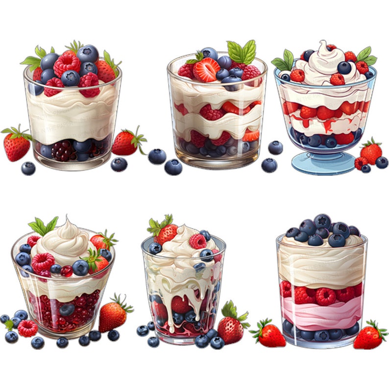 Yogurt Bowl Clipart | PNG Food Dessert Greek Fruit Granola Cacao Nibs ...