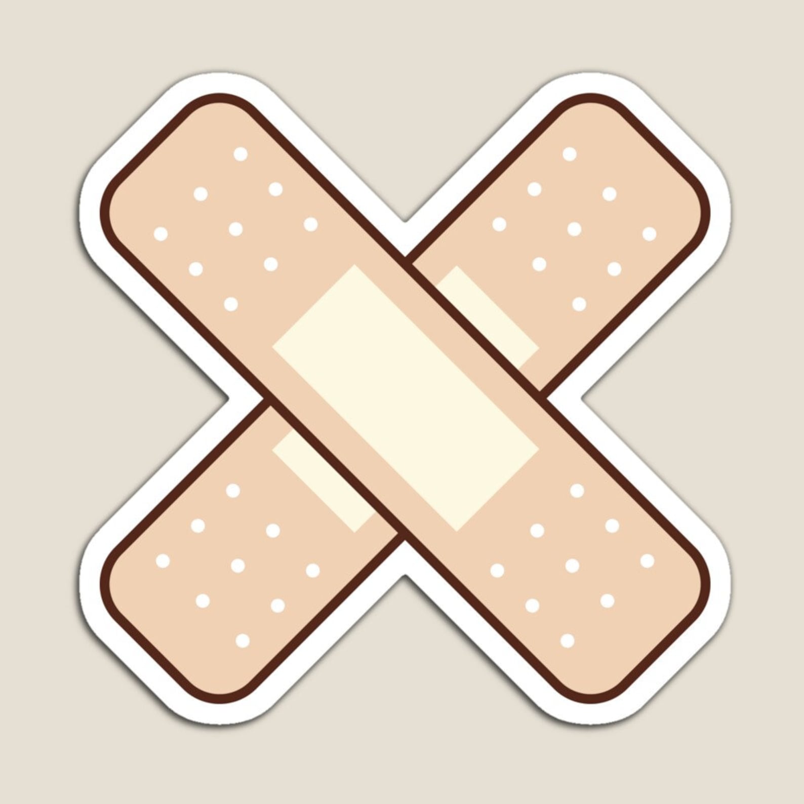 Adorable X-shaped Wound Bandaid | PNG, SVG, Health, Medical, Healthcare ...