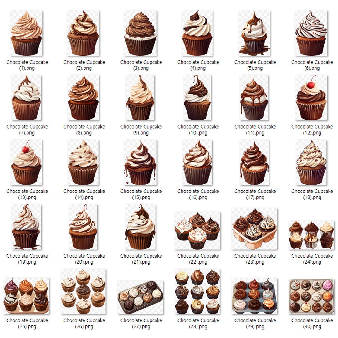 Chocolate Cupcake PNG | Valentine's Day Clip Art Sweets Dessert Cute ...