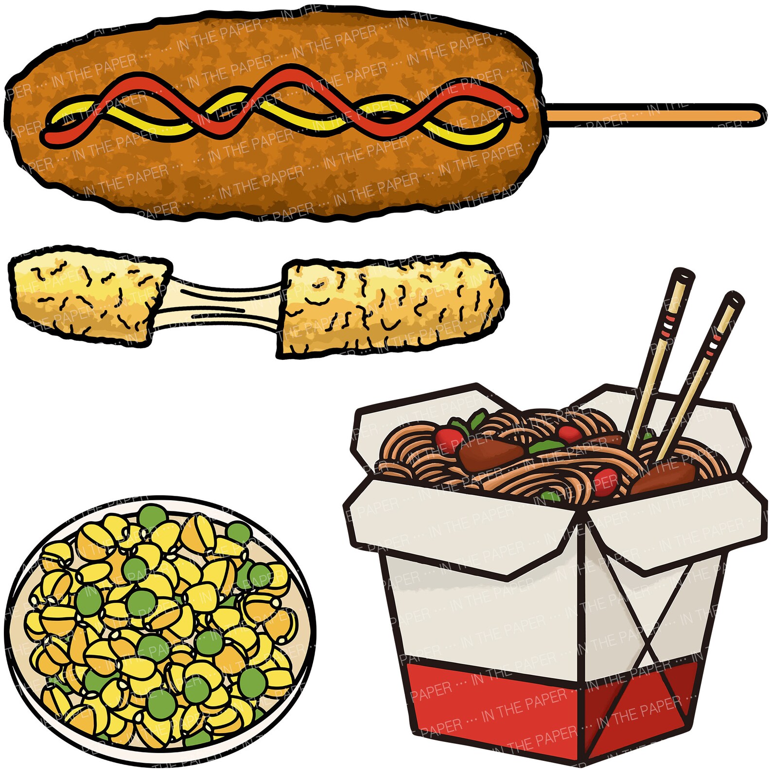 Fast Food SVG | Junk Food PNG, Clip Art, Menu, PNG, Hamburger, Corn Dog ...