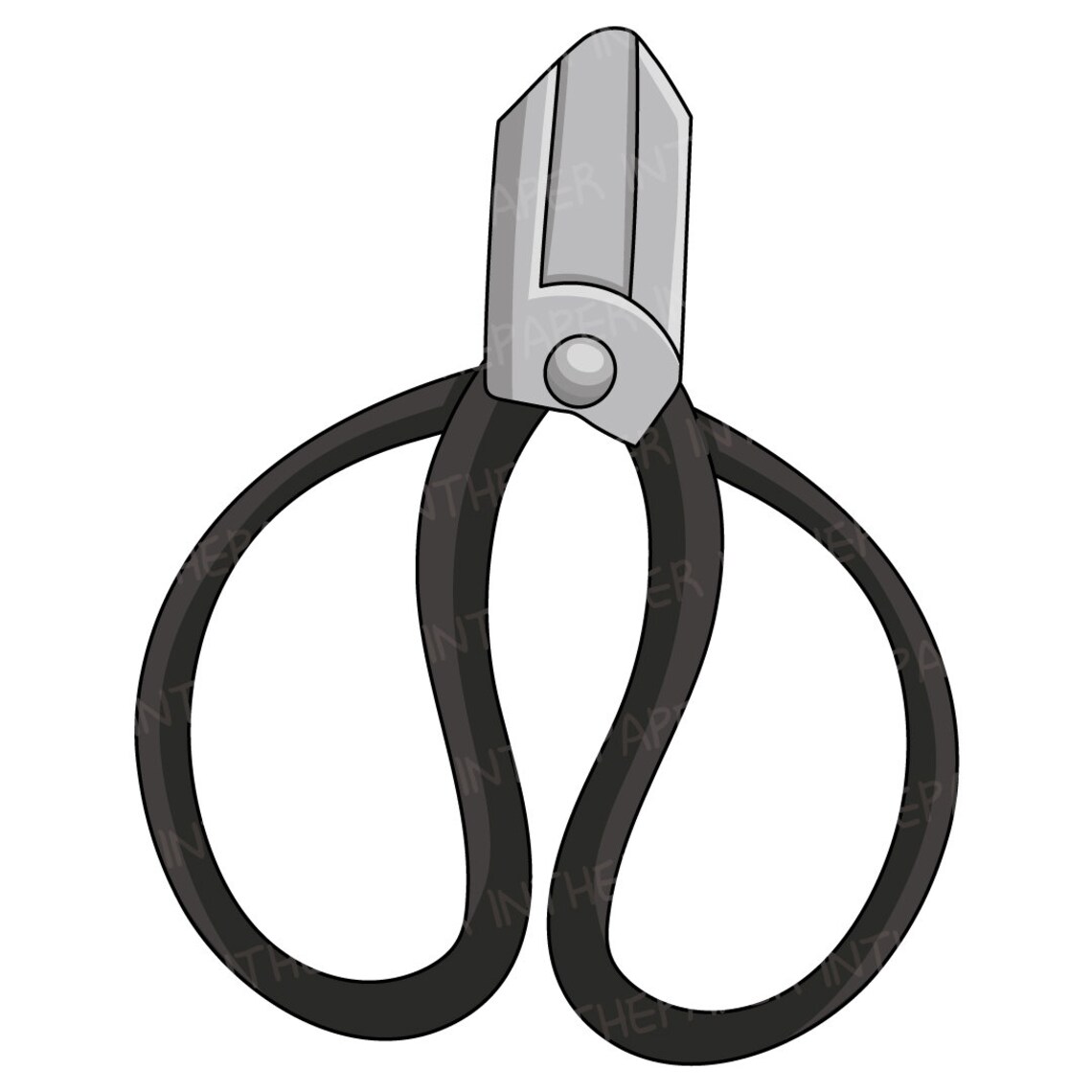 Gardening Shears SVG PNG EPS Scissors Clipart Flower Arrangement Handle ...