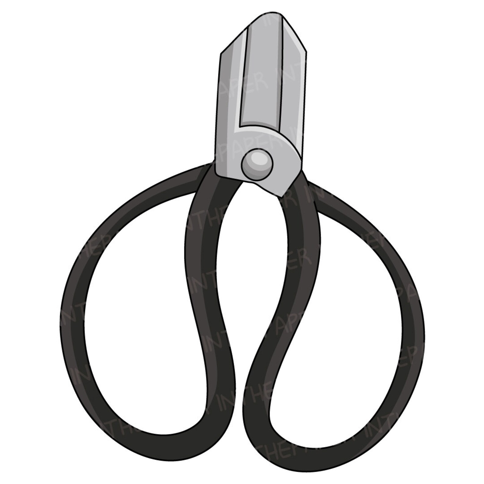 Gardening Shears SVG PNG EPS Scissors Clipart Flower Arrangement Handle ...