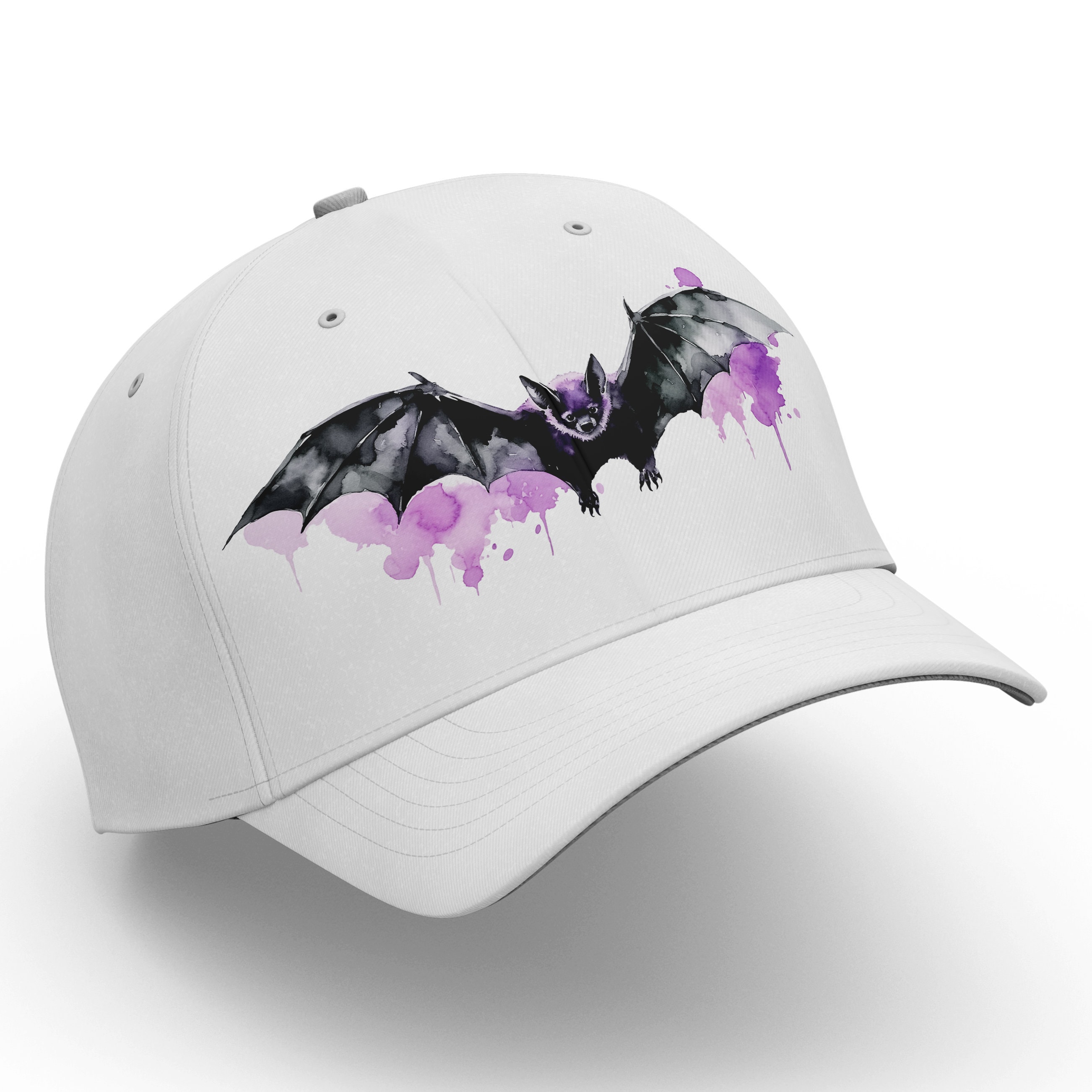 Watercolor Halloween Purple Bat PNG Clip Art Violet - Etsy