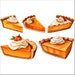 Pumpkin Pie PNG | Halloween Thanksgiving Dessert Clipart Tart Pastry ...