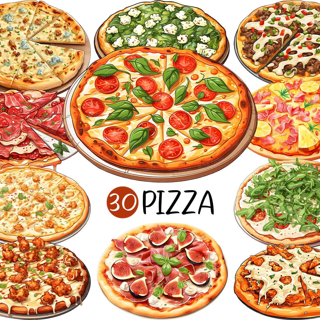 Pizza PNG Food Clipart Recipe Pepperoni Hawaiian Arugula Pulled Pork ...