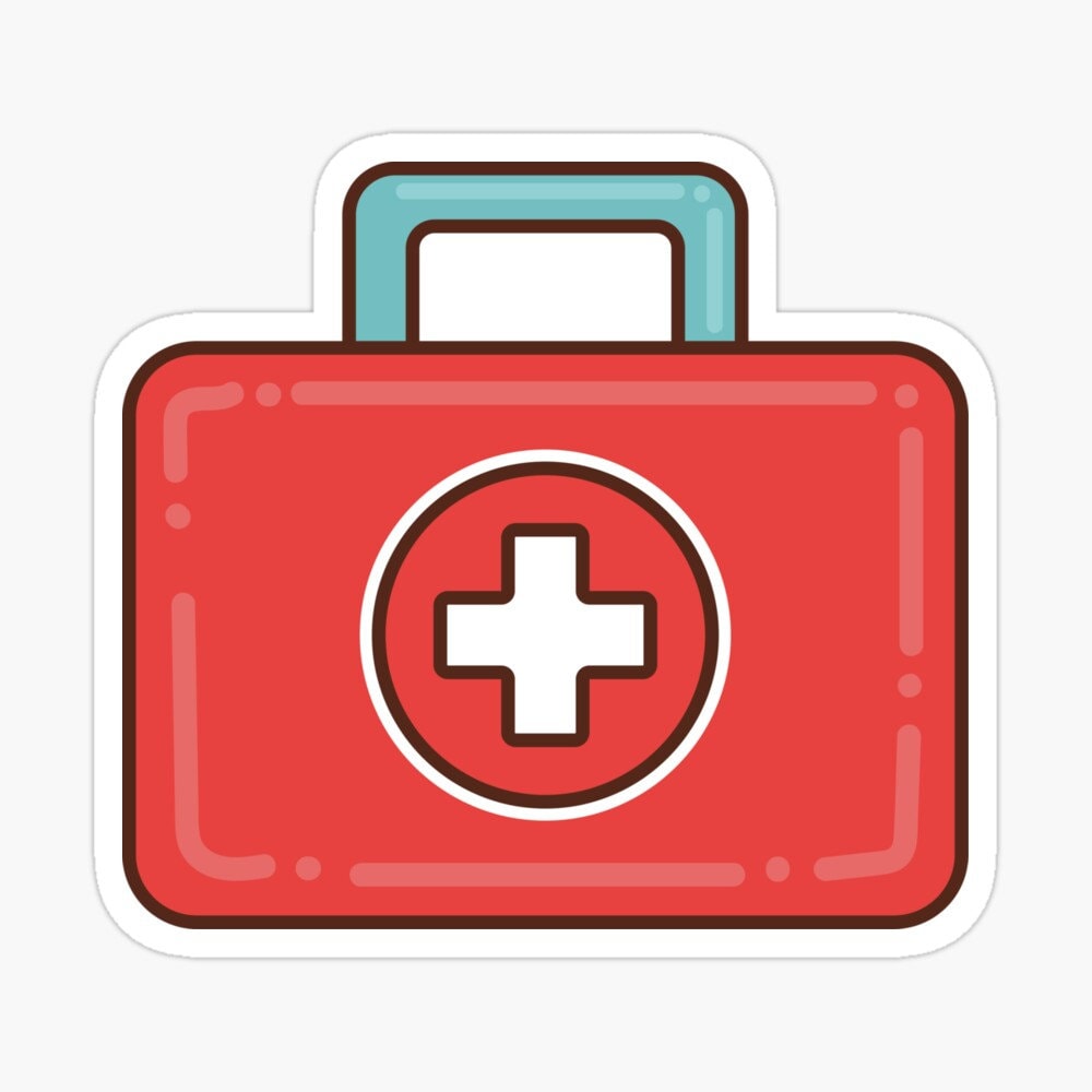 Cute Red First Aid Box PNG, SVG, Health, Medical, Healthcare, Clip Art ...