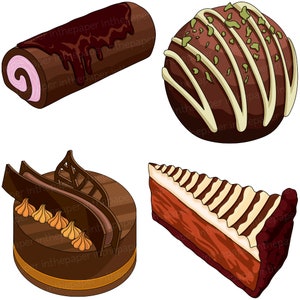 Cute Bakery PNG | Dessert SVG Bread Sweet Clip Art Cake Cookie White ...