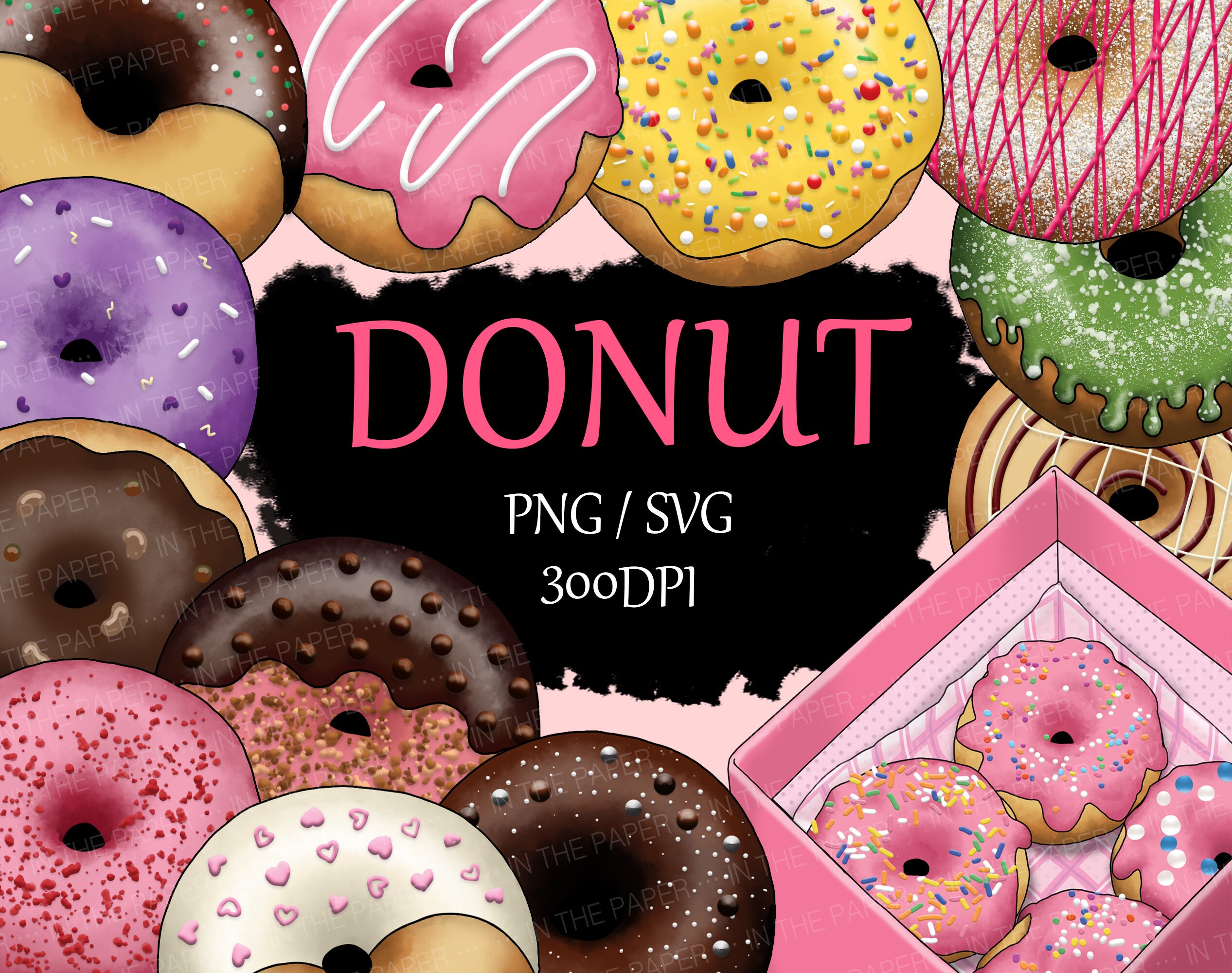 Box Of Doughnut Clipart
