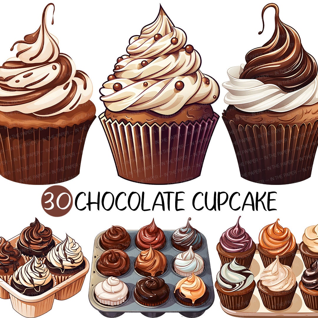 Chocolate Cupcake PNG | Valentine's Day Clip Art Sweets Dessert Cute ...