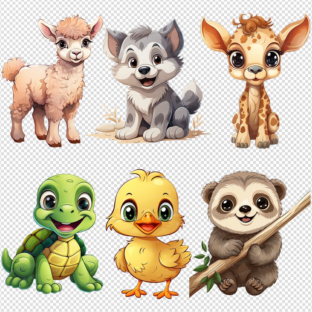 Lovely Animal PNG | Puppy Clip Art Baby Animals Kitten Rabbit Dinosaur ...