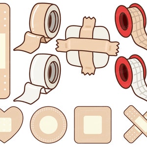 Medical Clipart Bundle | Doctor Nurse First Aid PNG SVG Kit Syringe ...