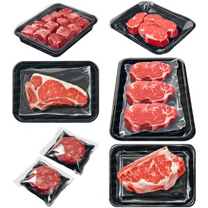 Meat Supermarket Packaging PNG | Raw Chicken Beef Pork Turkey Lamb ...