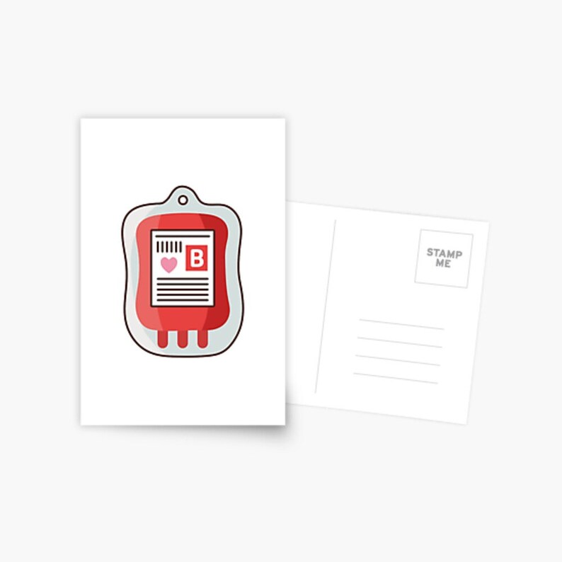 Adorable Type B Blood Transfusion Pack | PNG, SVG, Blood Donation Pack ...