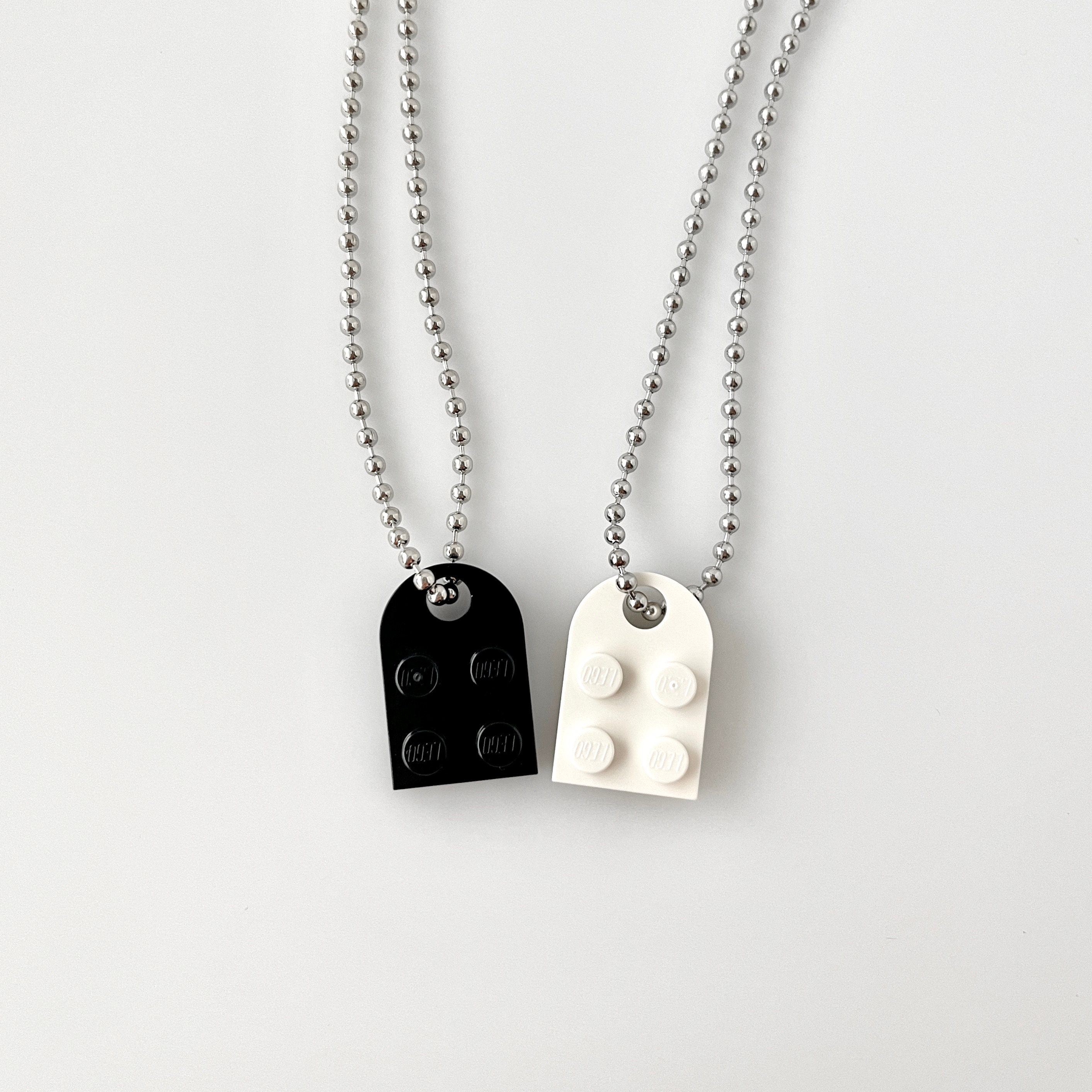Heart Necklace Set Made With Authentic LEGO® Bricks - Etsy
