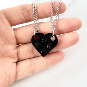 Heart Necklace Set - Made With Authentic LEGO® Bricks - Waterproof ...