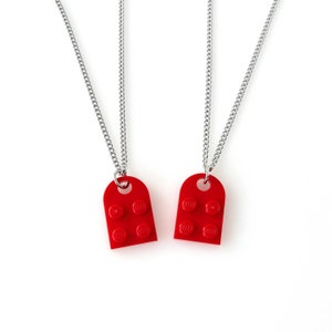 Heart Necklace Set - Made With Authentic LEGO® Bricks - 100% Stainless ...