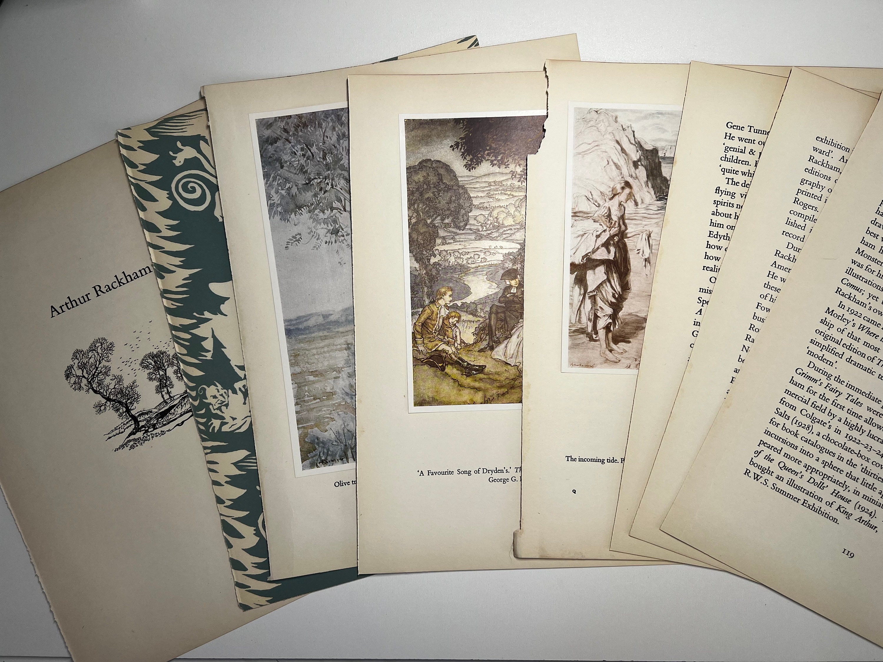 Arthur Rackham Prints A Midsummer-nights Dream 1900 Tipped in Plates ...