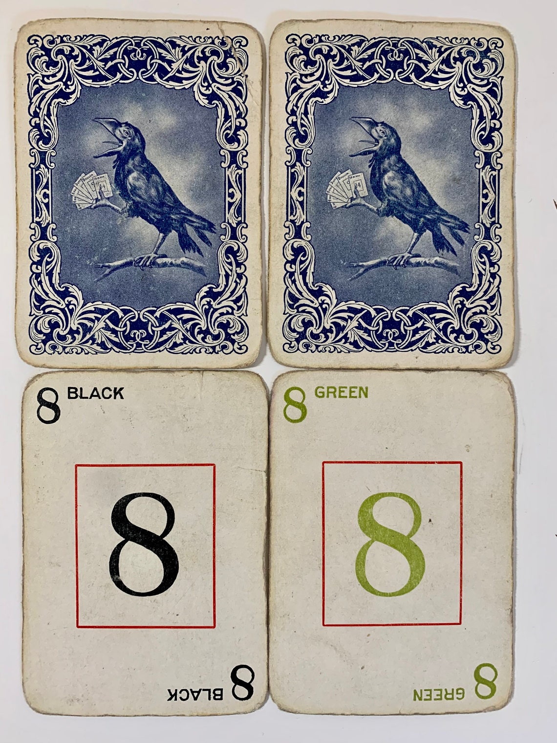 Flinch Cards Rook Cards Vintage Card Set of 20 Antique Playing Cards ...