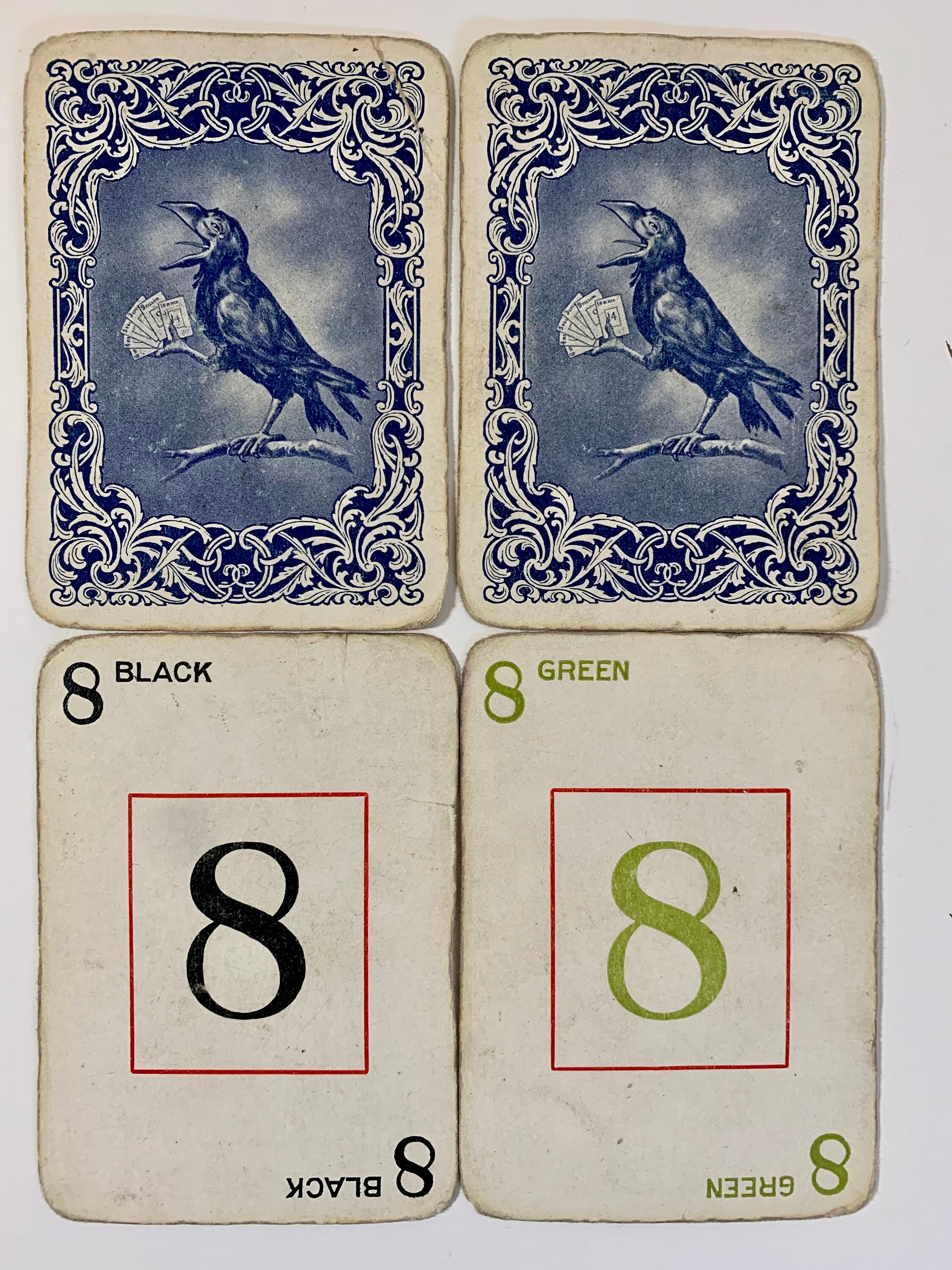 Flinch Cards Rook Cards Vintage Card Set of 20 Antique Playing Cards ...