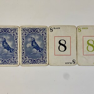 Flinch Cards Rook Cards Vintage Card Set of 20 Antique Playing Cards ...