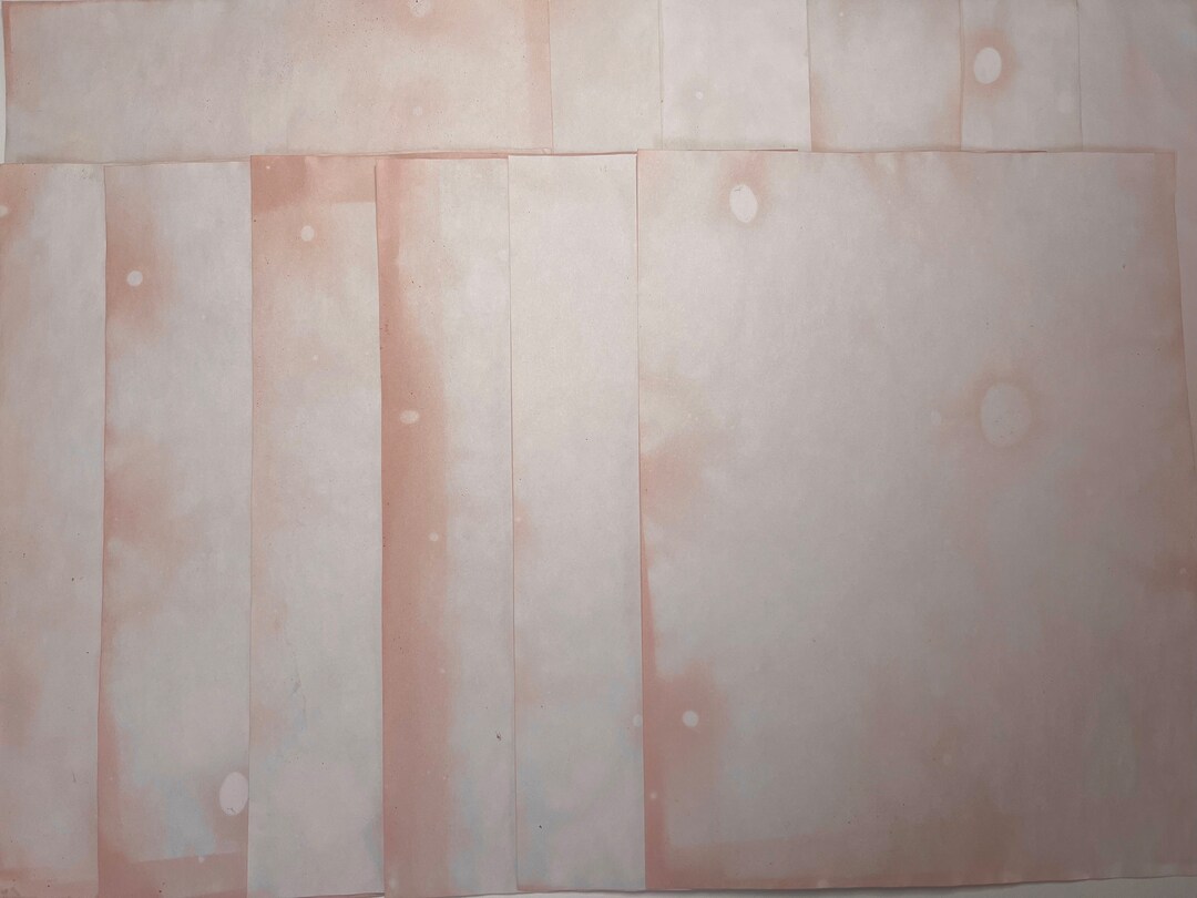 Avocado Dyed Papers 8.5 X 11 Junk Journal Hand Dyed Papers 12 Sheets ...