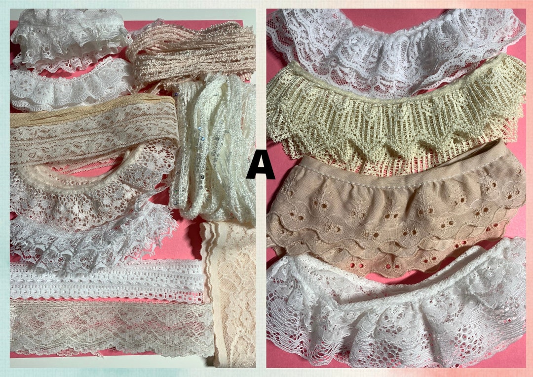 14 Piece Lace Trim Bundle• Lace Packs• Lace Mix Pack• Lace Grab Bag ...