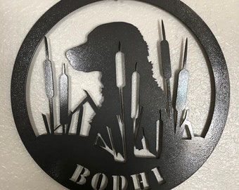 Yellow Lab Metal Sign - Etsy