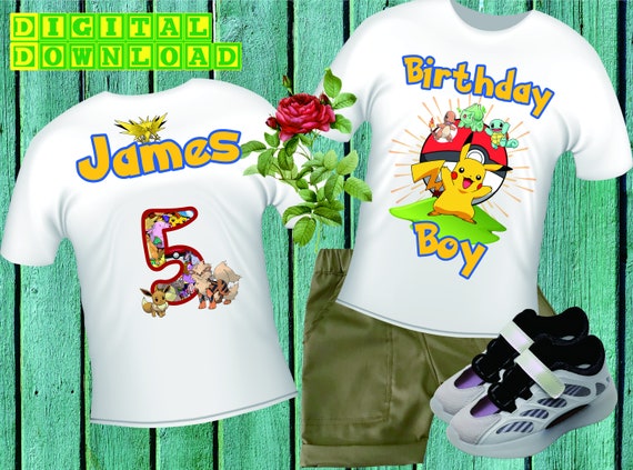 Pikachu Iron on Transfer Pikachu Printable Shirt Design | Etsy