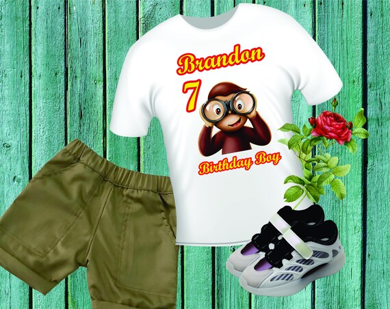 Curious George Iron On Transfer Curious George Printable | Etsy