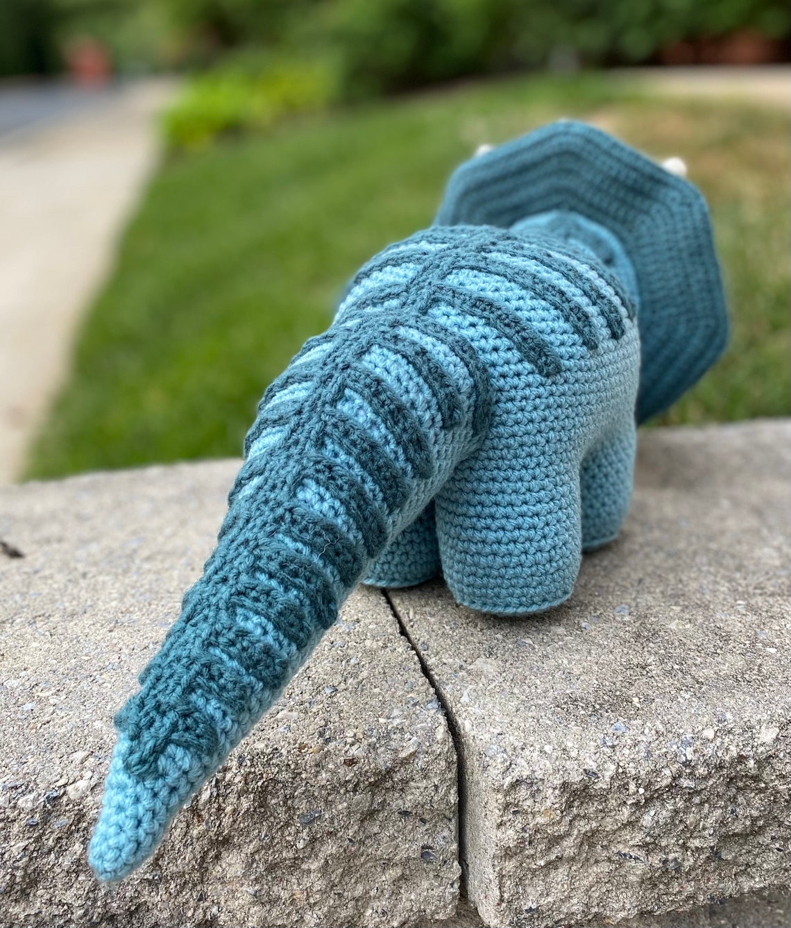 Crochet Triceratops Pattern - Etsy