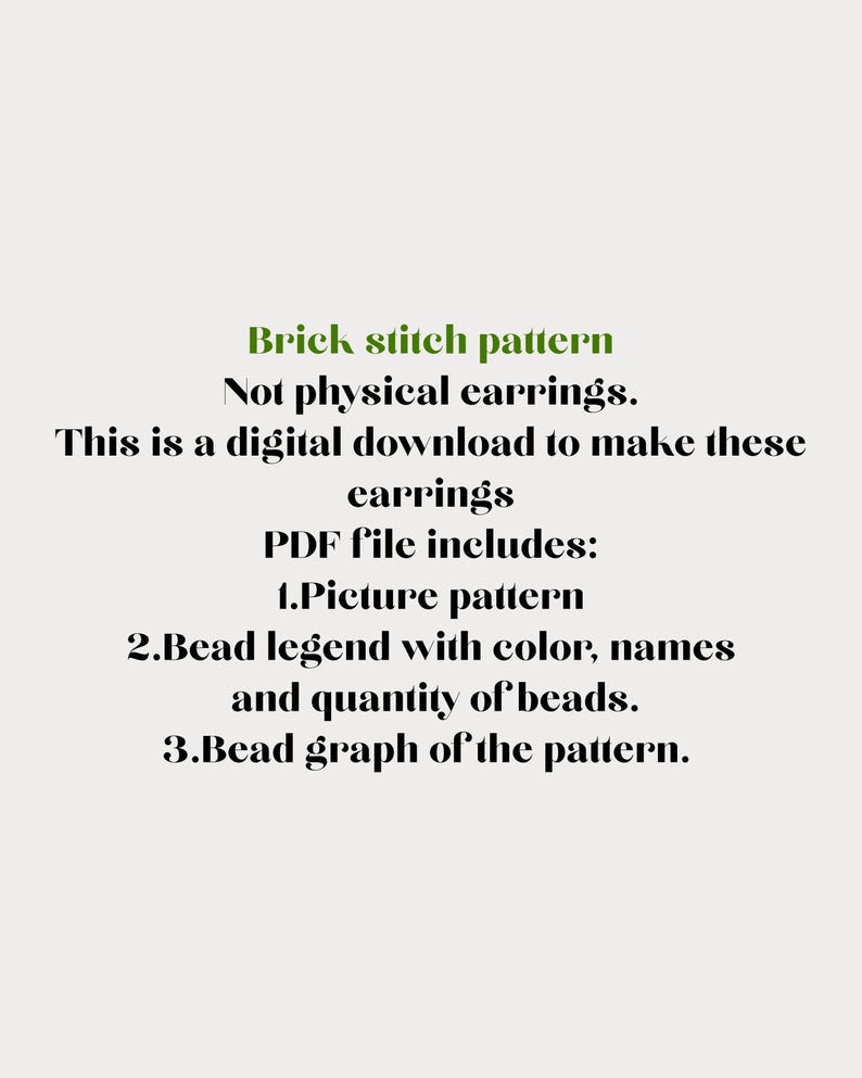 Snoopy Christmas Beaded Earrings Pattern, Brick Stitch PDF, Bead ...